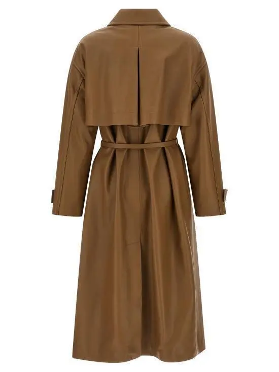 Fendi Belted Midi Trench Coat