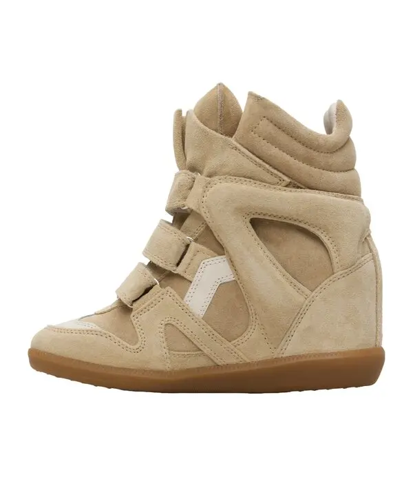 Isabel Marant Étoile Bekett Wedge Sneakers - Nude