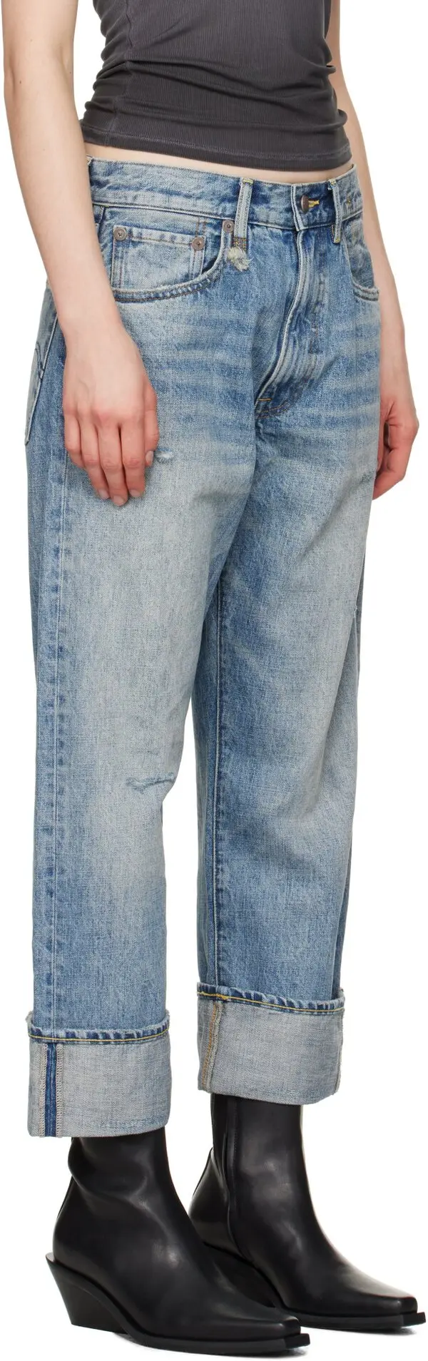 R13 Belt Loop Jeans - No
