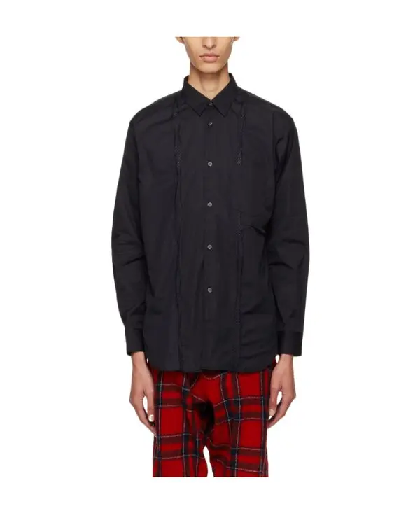 Comme Des Garçons Long-sleeved Buttoned Shirt
