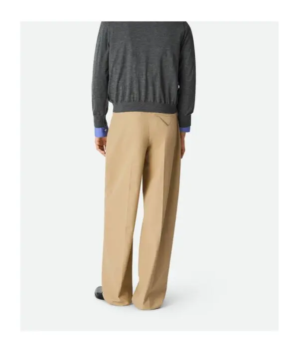 Bottega Veneta Twill Straight Leg Trousers
