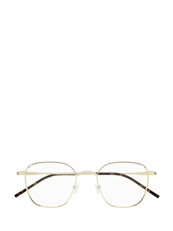 Saint Laurent Eyeglasses Square Frame Glasses - Nude