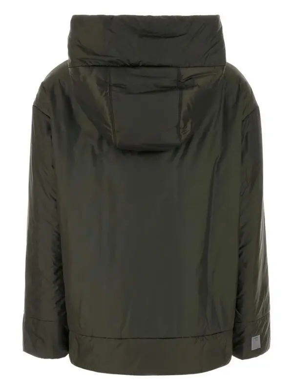 Max Mara Daria Zip-up Hooded Jacket - Khaki