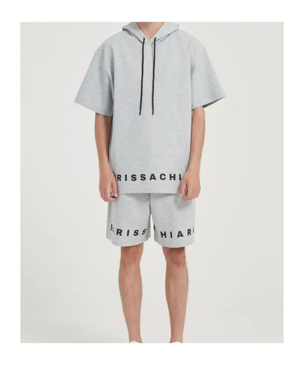 Marissa Chiara Logo Print Drawstring Shorts
