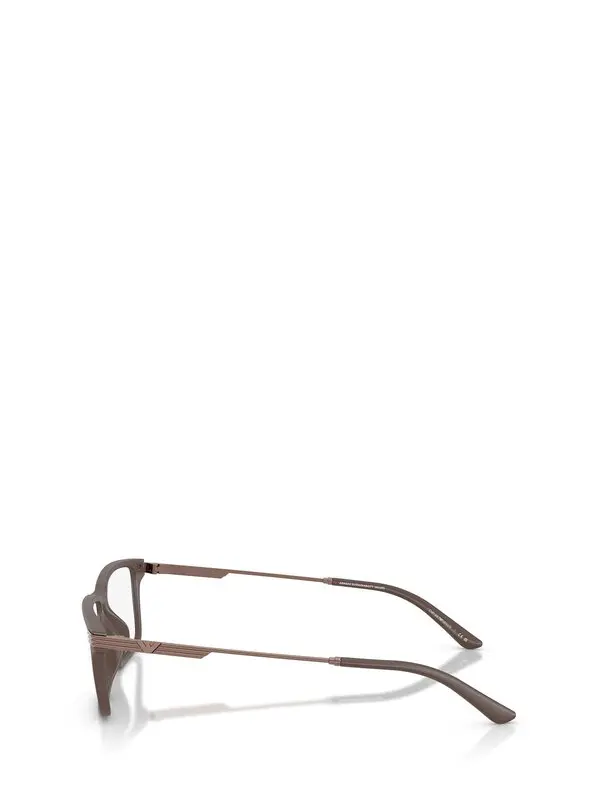 Emporio Armani Rectangular Frame Eyeglasses - Gray