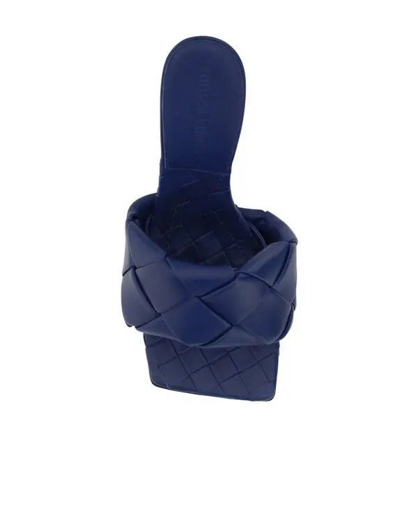 Bottega Veneta Lido Intrecciato Sandals - Blue