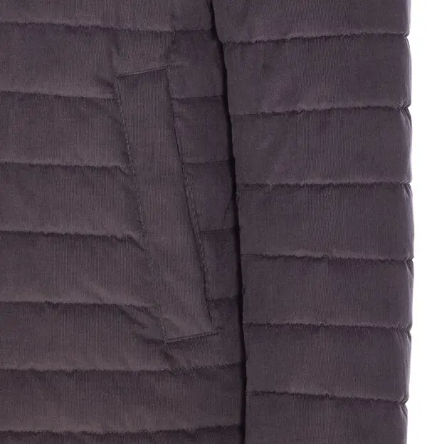 Herno Quilted Hooded Jacket - Black