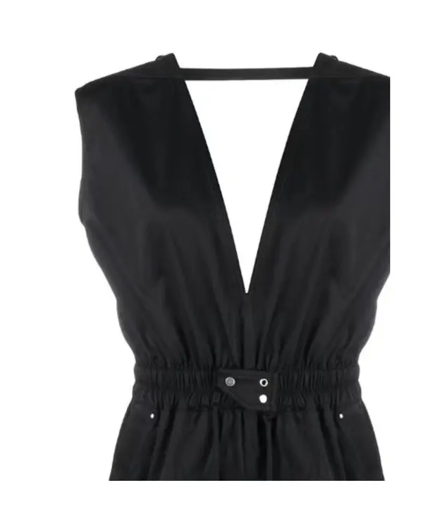 Rick Owens V-neck Sleeveless Playsuit