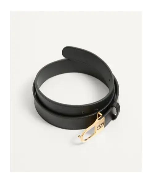 Valentino Garavani Vlogo Signature Belt - Black