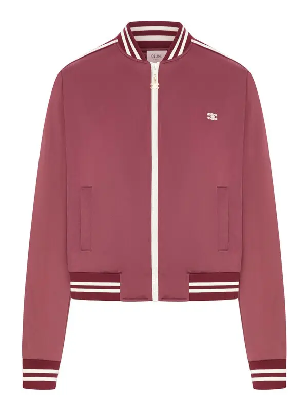 Celine Track Jacket In Double Face Jersey - No