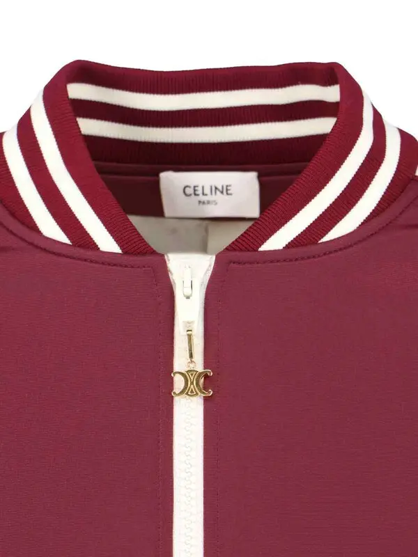 Celine Track Jacket In Double Face Jersey - No