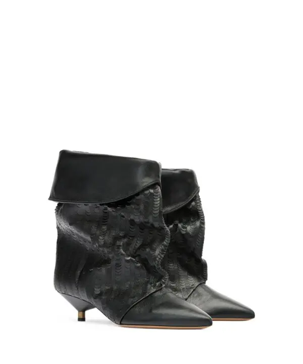Isabel Marant Étoile Edrik Leather Boots - Black