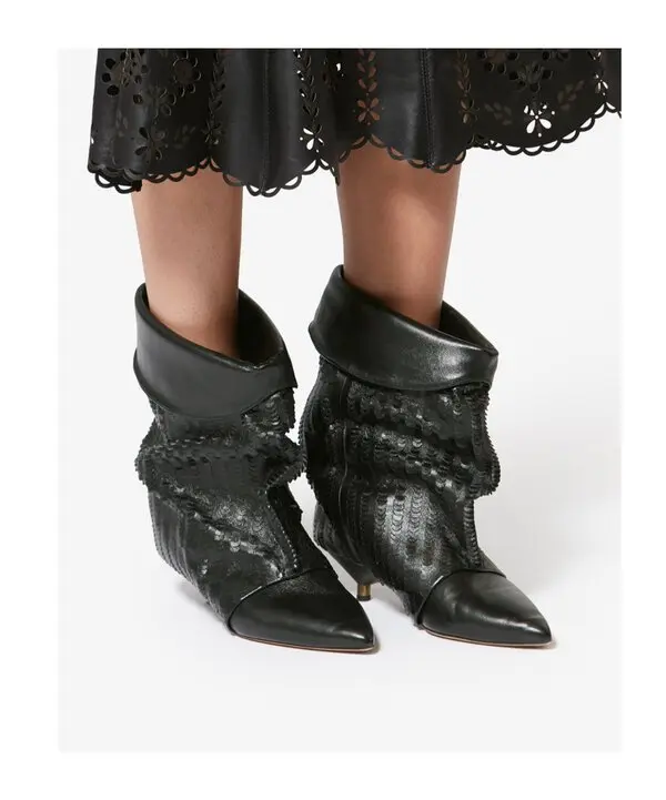Isabel Marant Étoile Edrik Leather Boots - Black