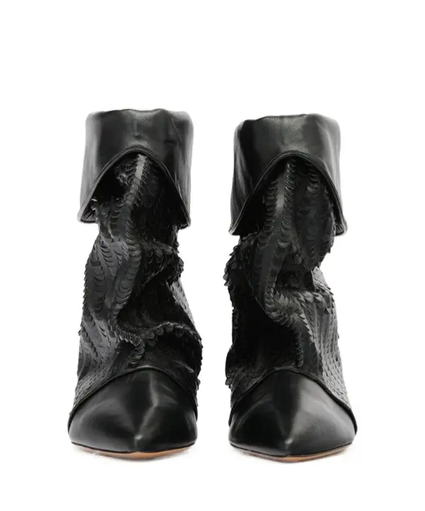 Isabel Marant Étoile Edrik Leather Boots - Black