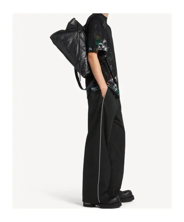 Balenciaga Le City Large Shoulder Bag - Black