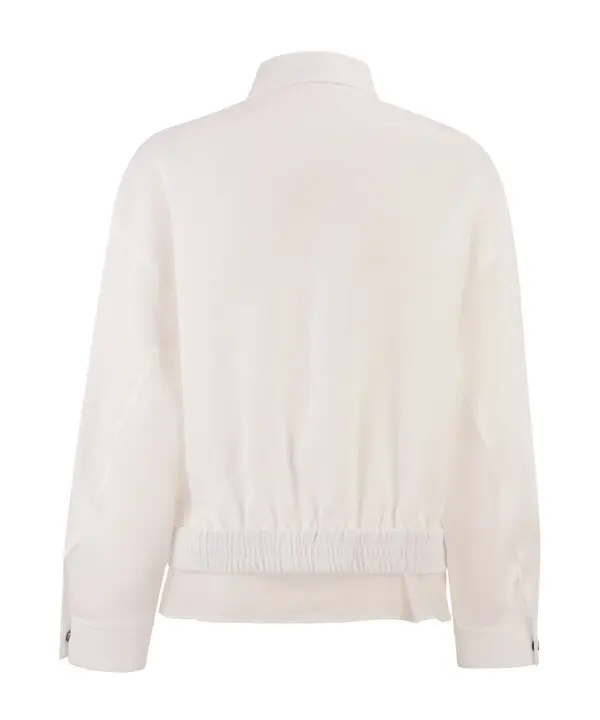 Brunello Cucinelli Zip-up Shirt Jacket With Patch Pockets