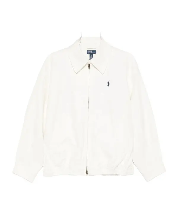 Polo Ralph Lauren Oversized Windbreaker Jacket - White