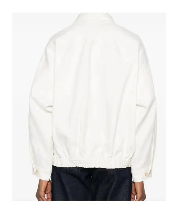 Polo Ralph Lauren Oversized Windbreaker Jacket - White