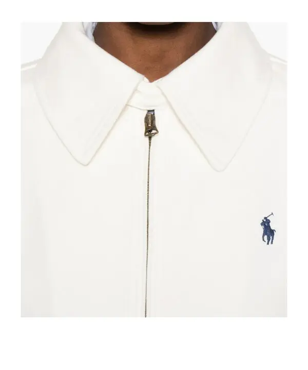 Polo Ralph Lauren Oversized Windbreaker Jacket - White
