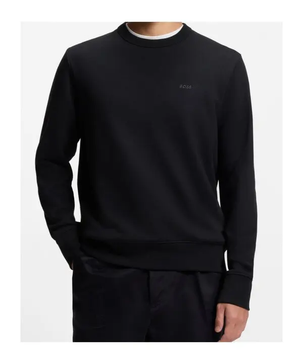 Hugo Boss Crewneck Sweatshirt With Embroidered Logo