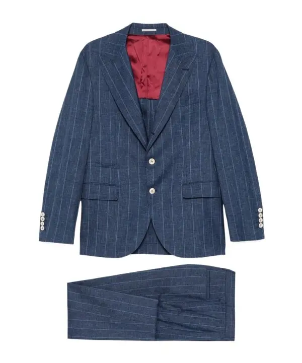 Brunello Cucinelli Striped Suit