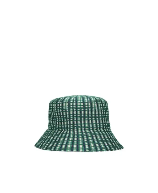 KANGOL Plaid Bucket Hat - Green