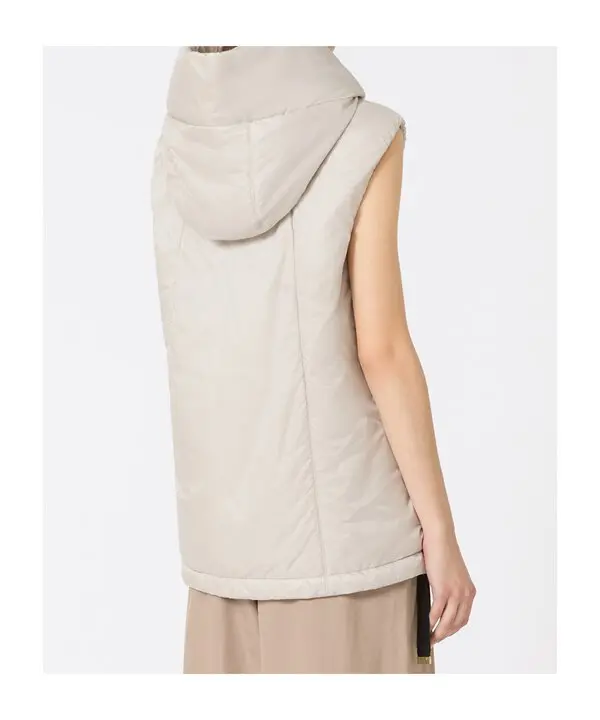 Max Mara Greenaway Hooded Gilet - Beige