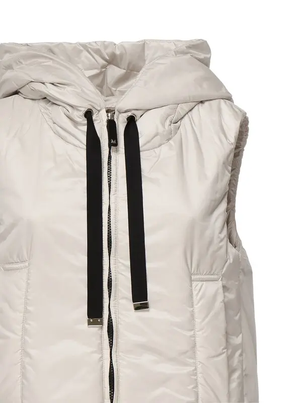 Max Mara Greenaway Hooded Gilet - Beige