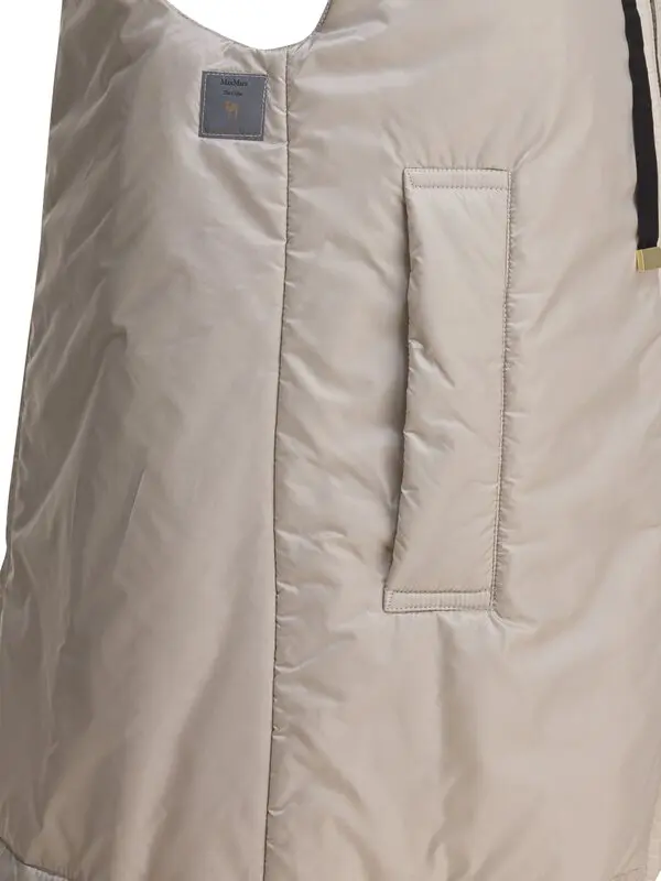 Max Mara Greenaway Hooded Gilet - Beige