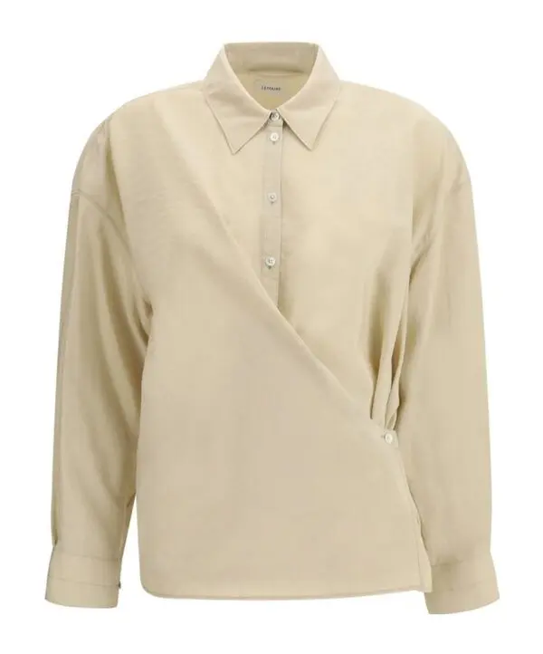 LEMAIRE Long-sleeved Draped Shirt - No