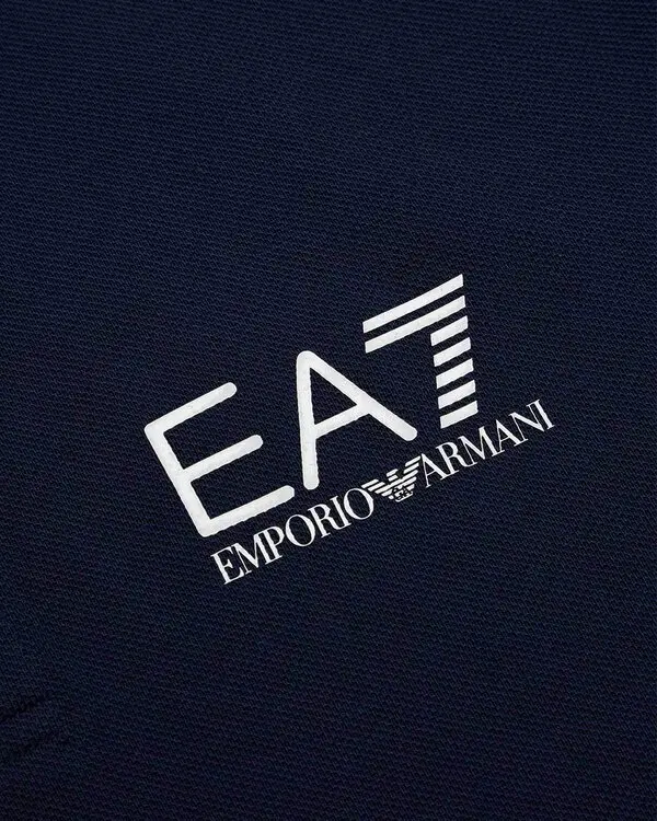 EA7 Logo Printed Polo Shirt