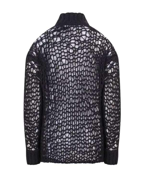 ANN DEMEULEMEESTER High-neck Knitted Jumper
