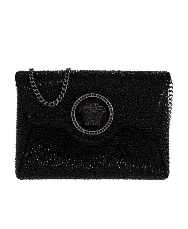 Versace Medusa Plaque Embellished Clutch Bag
