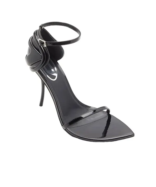 DIESEL® D-tenhalf Stiletto Sandals - Black