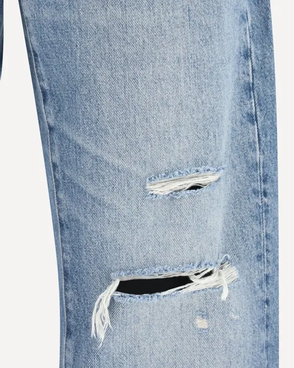 7 For All Mankind Distressed Wide-leg Jeans