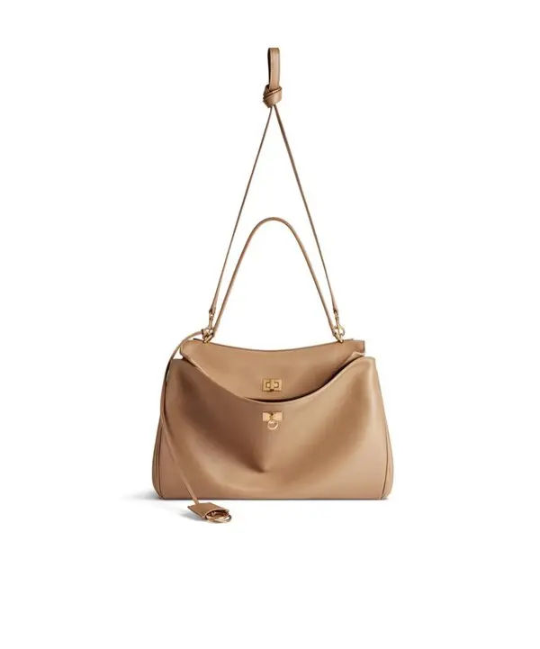 Balenciaga Rodeo Medium Handbag - Latte