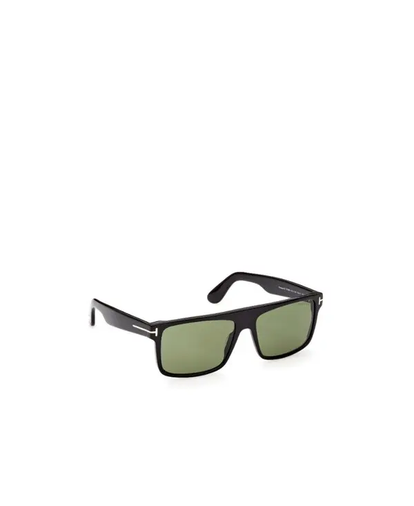 TOM FORD Rectangular Frame Sunglasses - Green