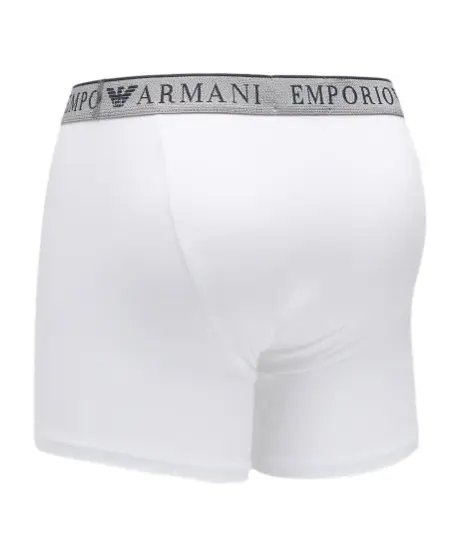 Emporio Armani Logo-waistband Boxers - Blue/white