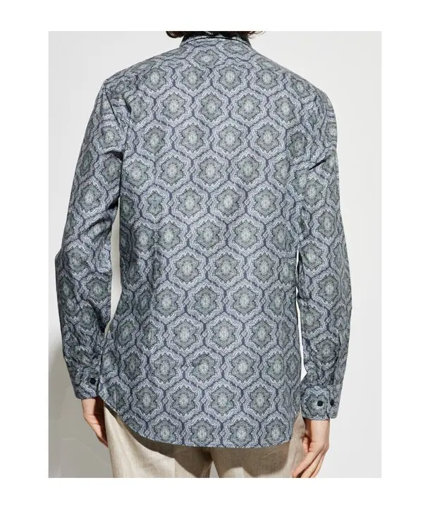 Etro Patterned Long-sleeved Shirt