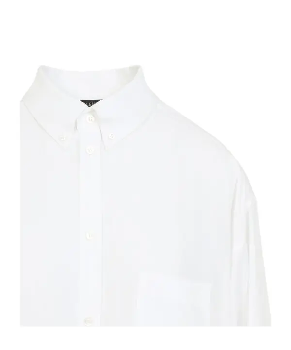 Balenciaga Long-sleeve Shirt With Lace Detail
