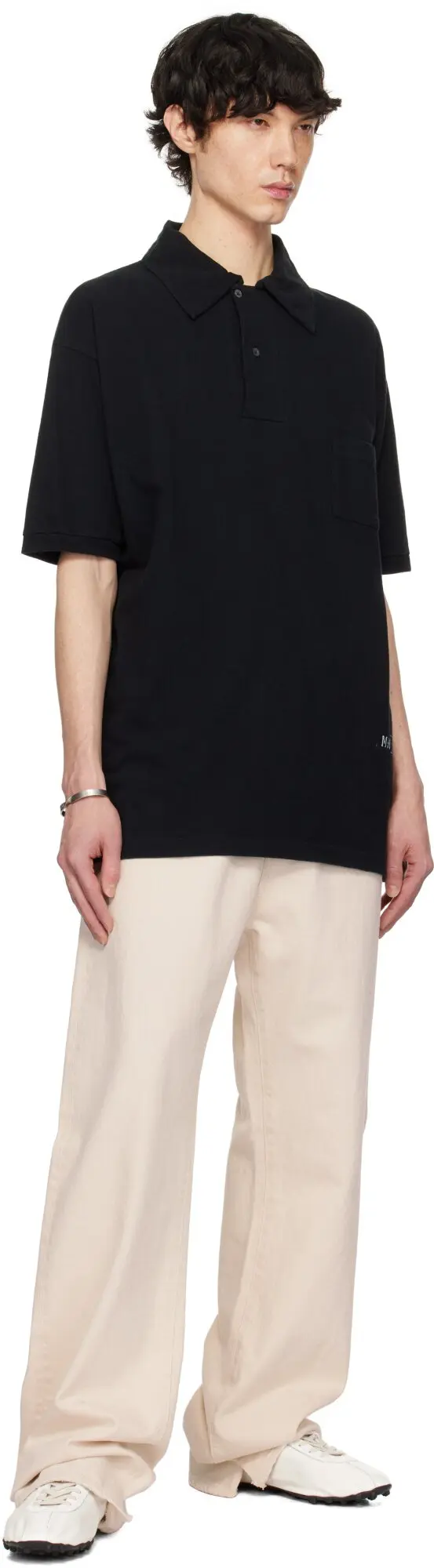 MAISON MARGIELA Straight Hem Polo Shirt