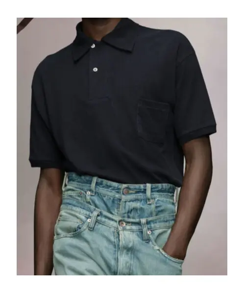 MAISON MARGIELA Straight Hem Polo Shirt