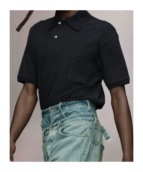 MAISON MARGIELA Straight Hem Polo Shirt
