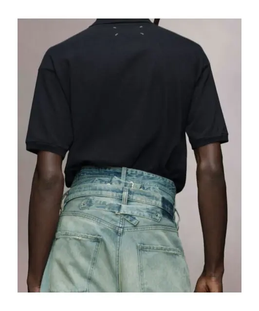 MAISON MARGIELA Straight Hem Polo Shirt