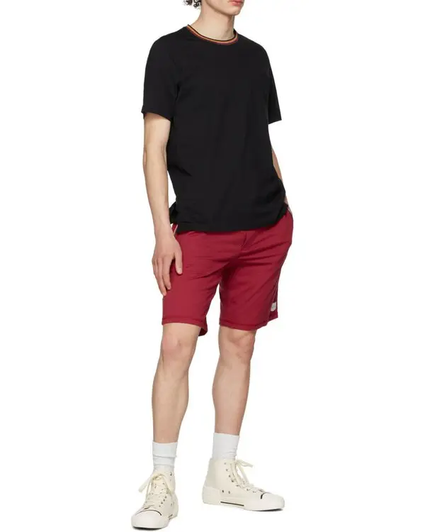 Paul Smith Striped Collar T-shirt - Black