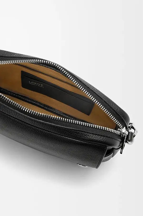 Loewe Small Pebble Messenger Bag - Black