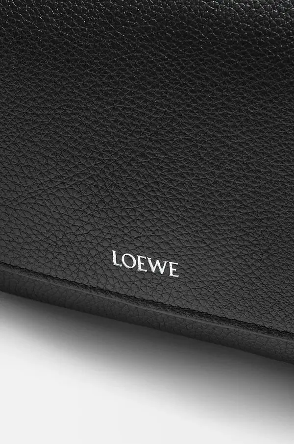 Loewe Small Pebble Messenger Bag - Black