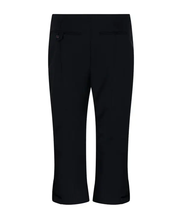 Victoria Beckham Tab Detail Cropped Trousers