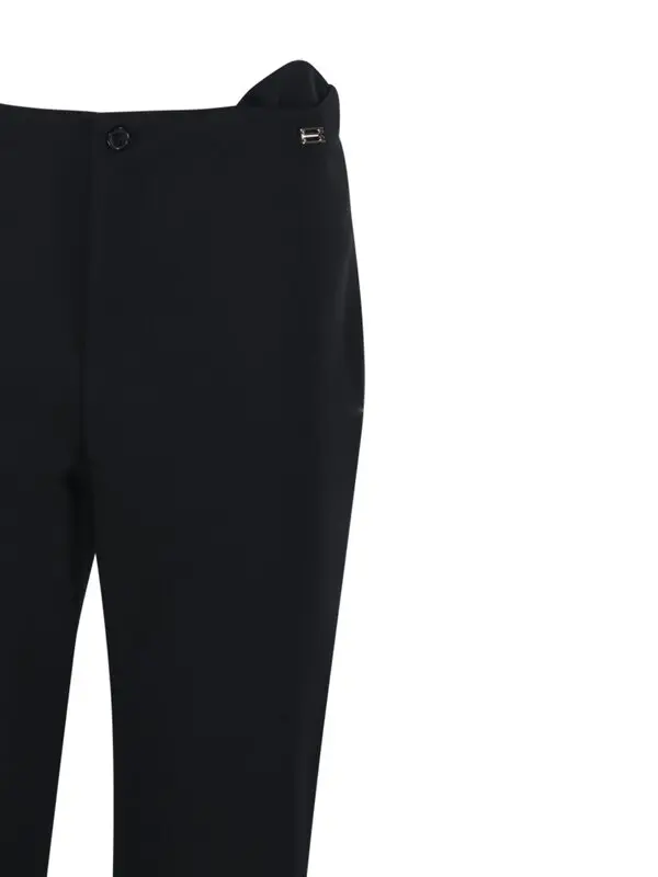 Victoria Beckham Tab Detail Cropped Trousers