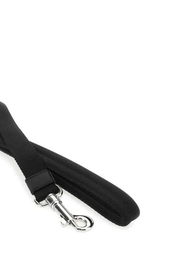 Prada Logo Plaque Tape Leash